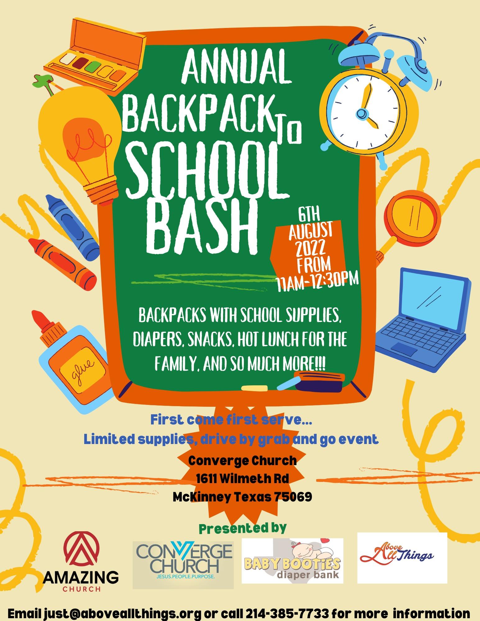 Back to school Outreach - Converge Church